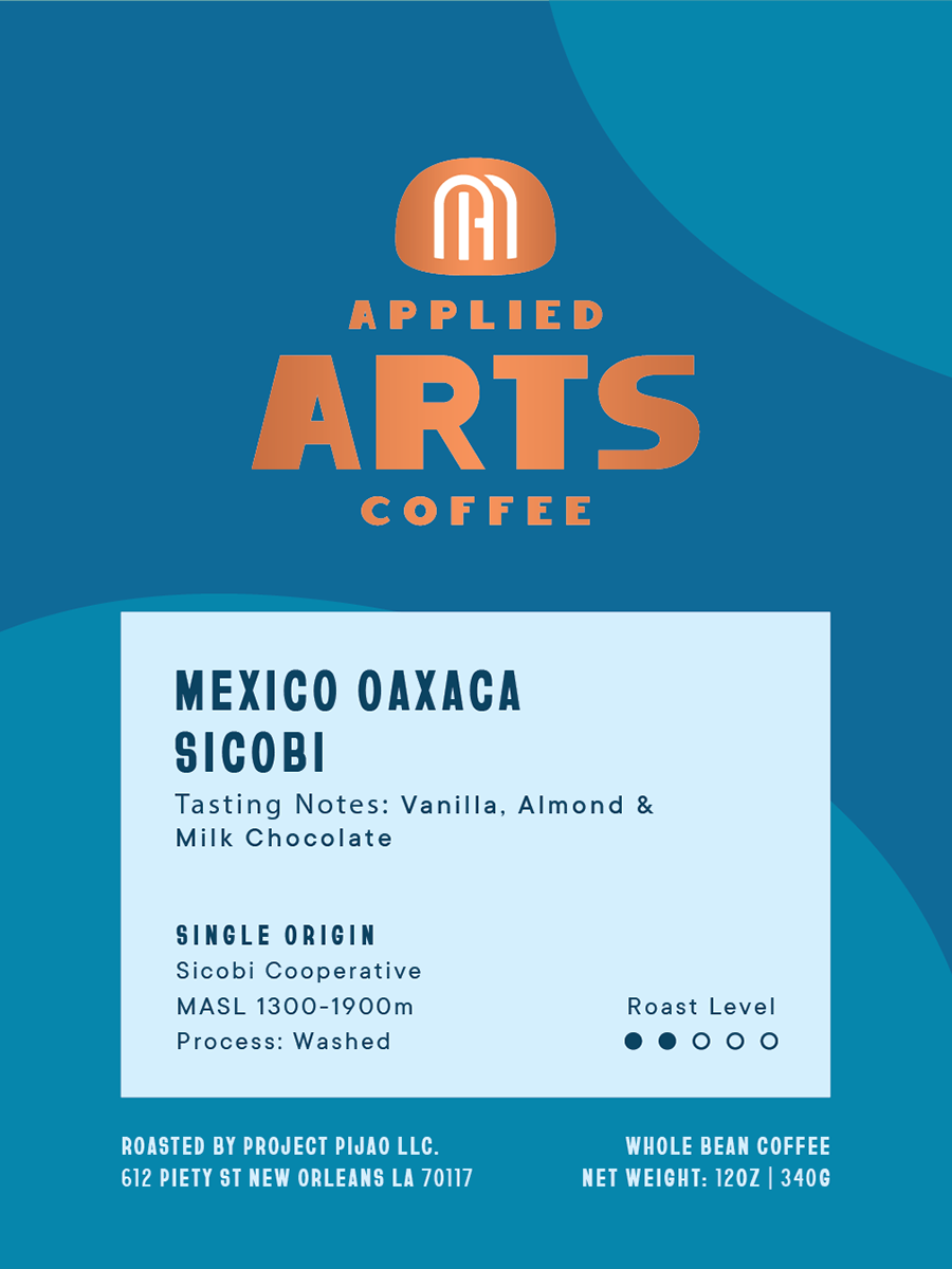 Mexico Oaxaca Sicobi Single Origin (Medium-Light Roast) – appliedartscoffee